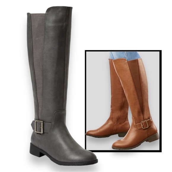 comfortview | Shoes | Comfortview Milan Knee High Wide Calf Faux ...